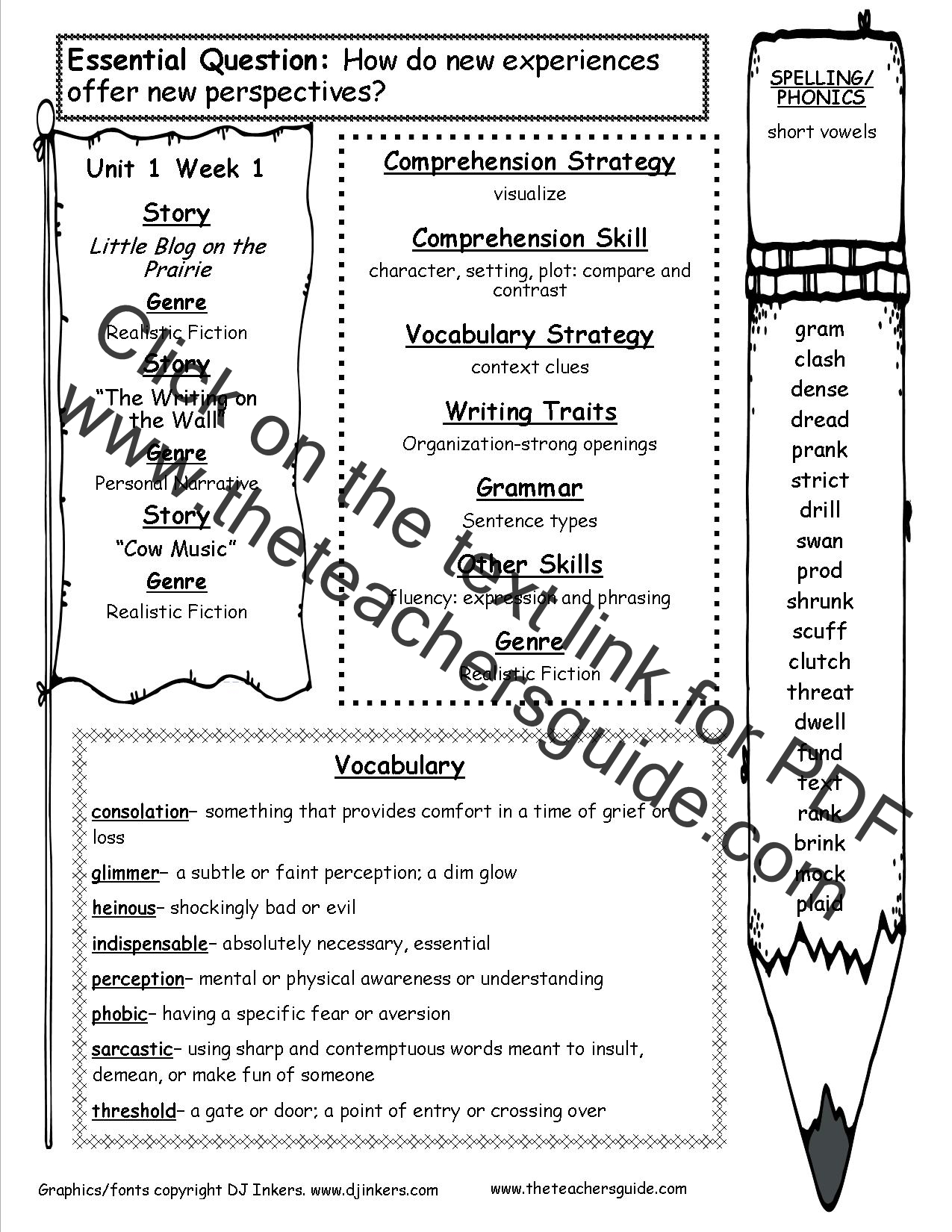 McGraw Hill Wonders Fifth Grade Resources And Printouts