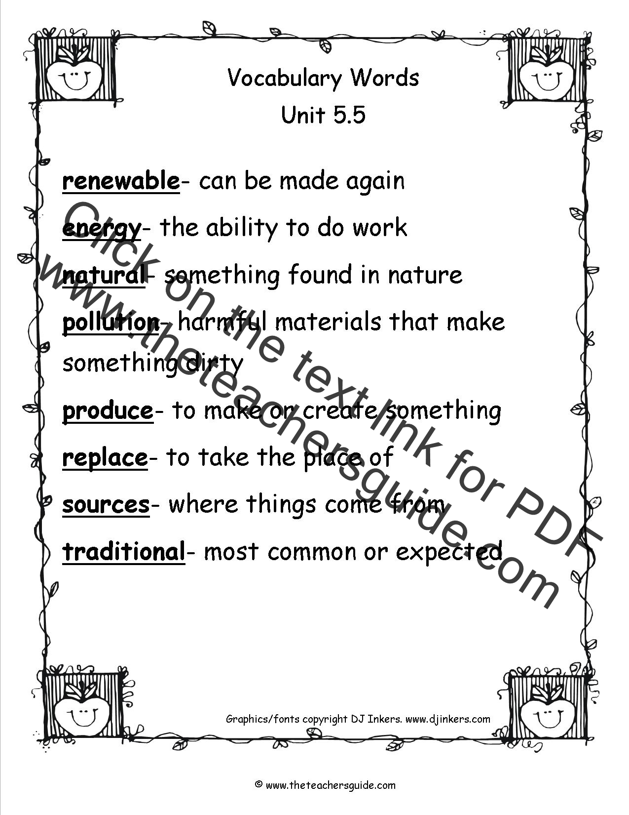 Wonders Third Grade Unit Five Week Five Printouts