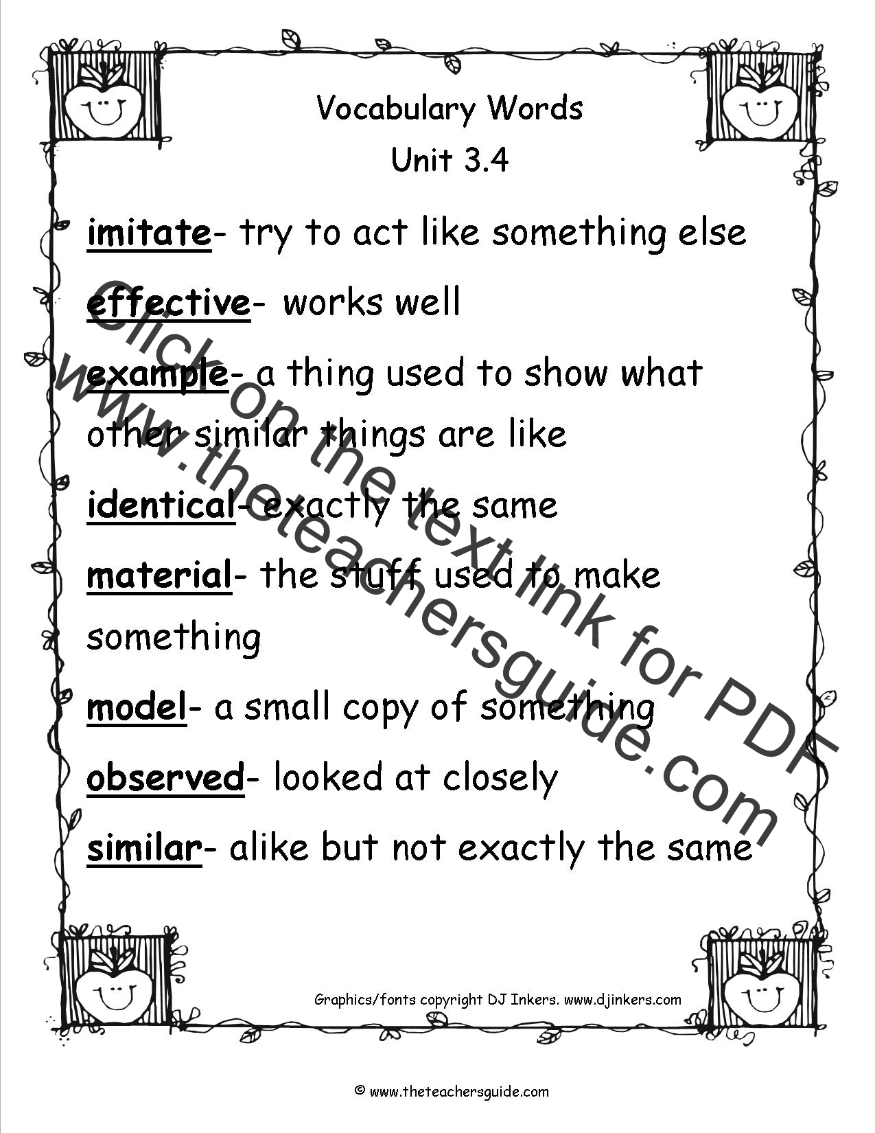 Wonders Third Grade Unit Three Week Four Printouts Wonders Third Grade Unit Three Week Four Printouts
