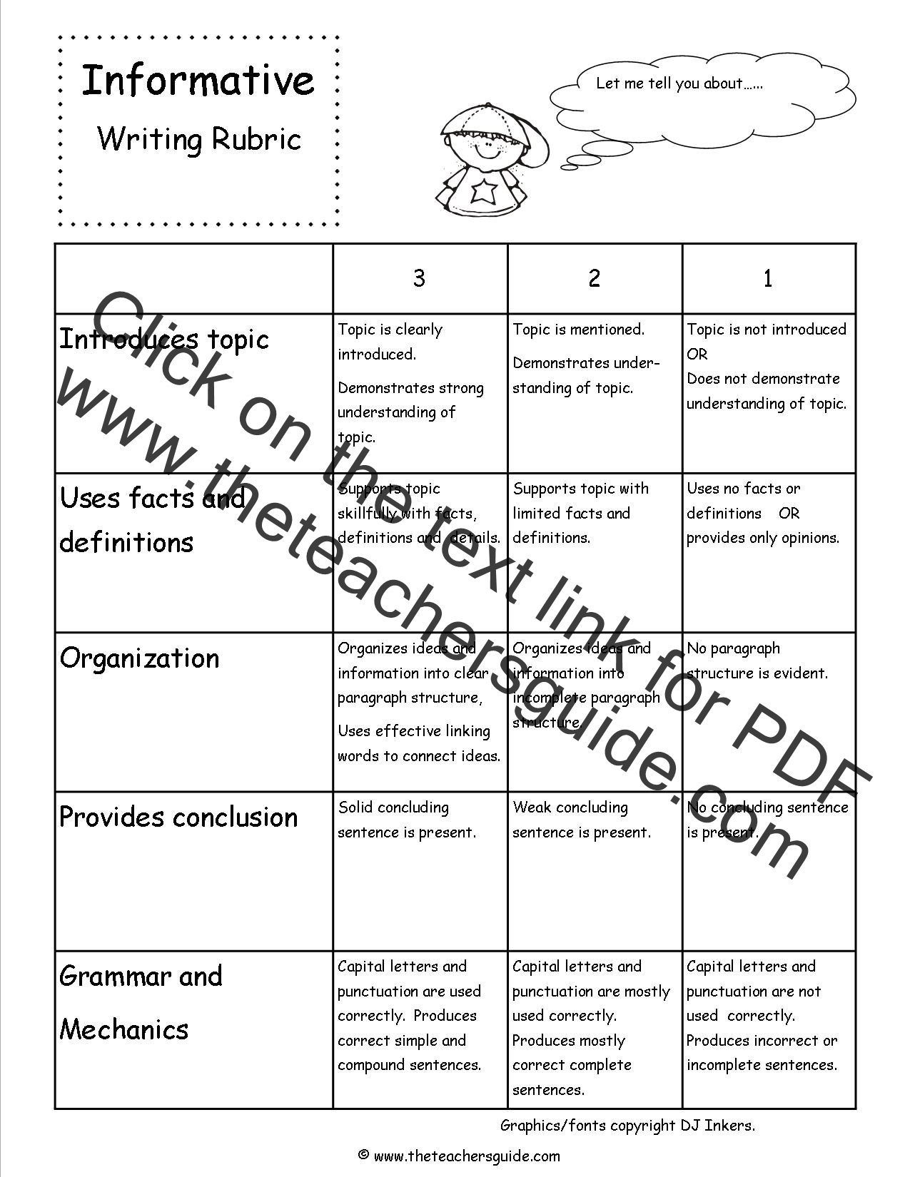 Informative Writing Lesson Plans Themes Printouts Crafts