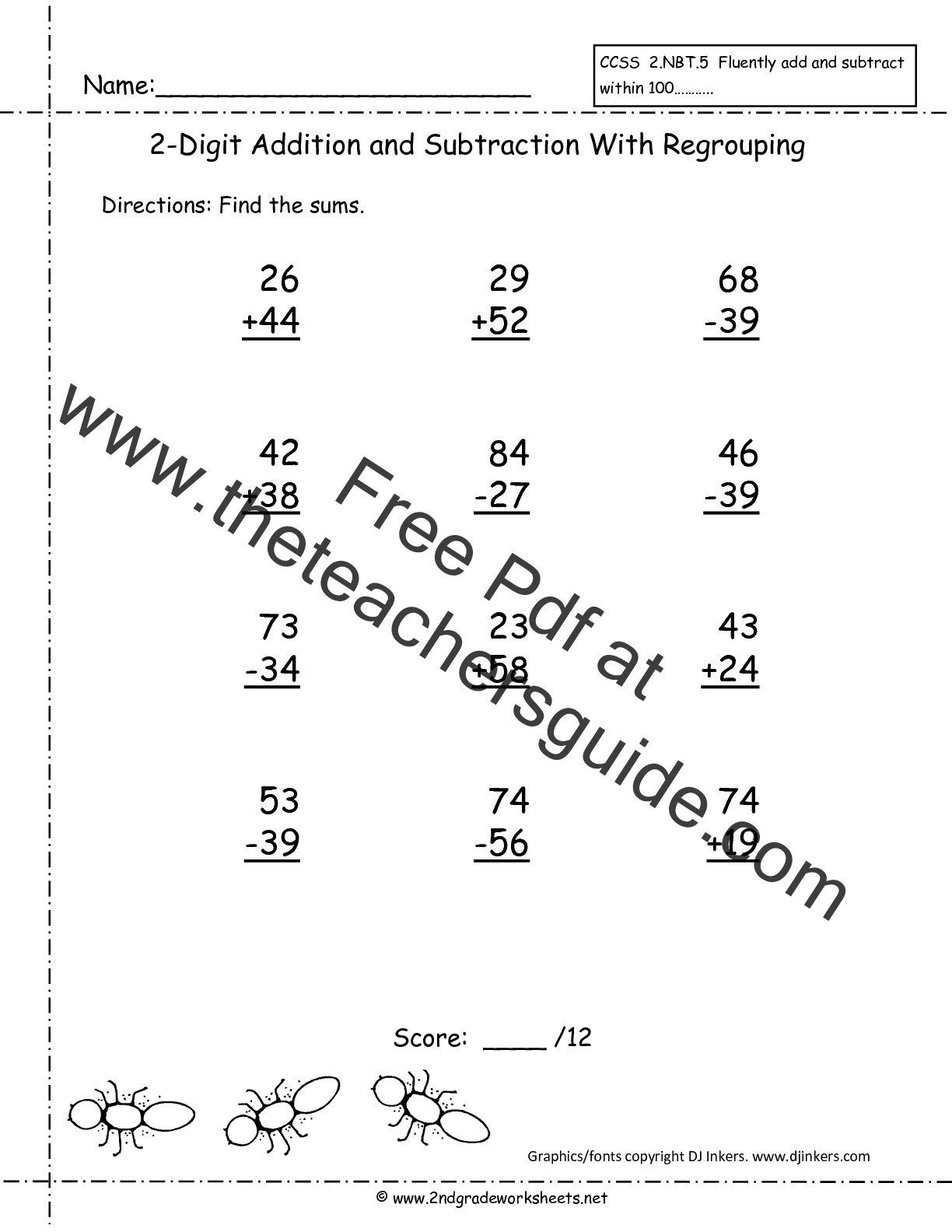 Index of /additionsubtraction/twodigitadditionsubtraction
