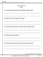 Wonders Second Grade Unit Four Week Five Printouts