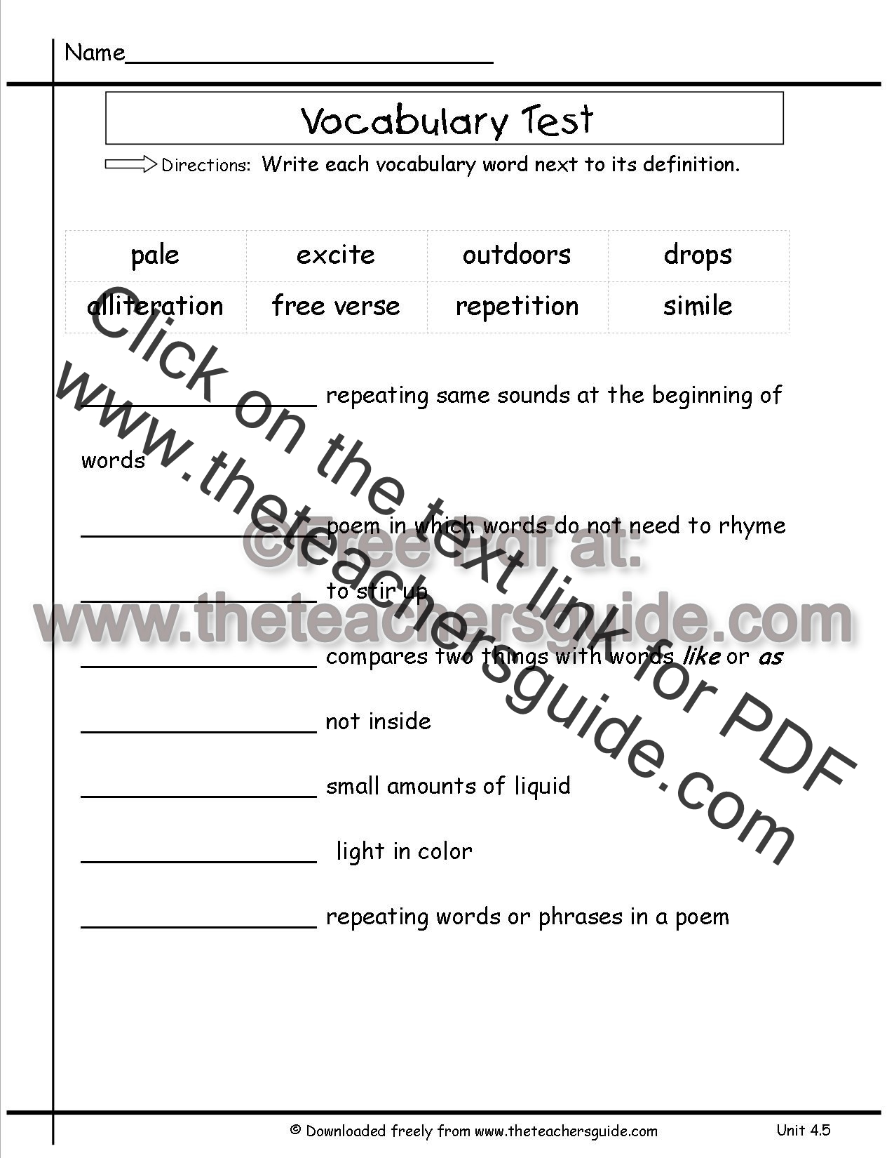 Wonders Second Grade Unit Four Week Five Printouts