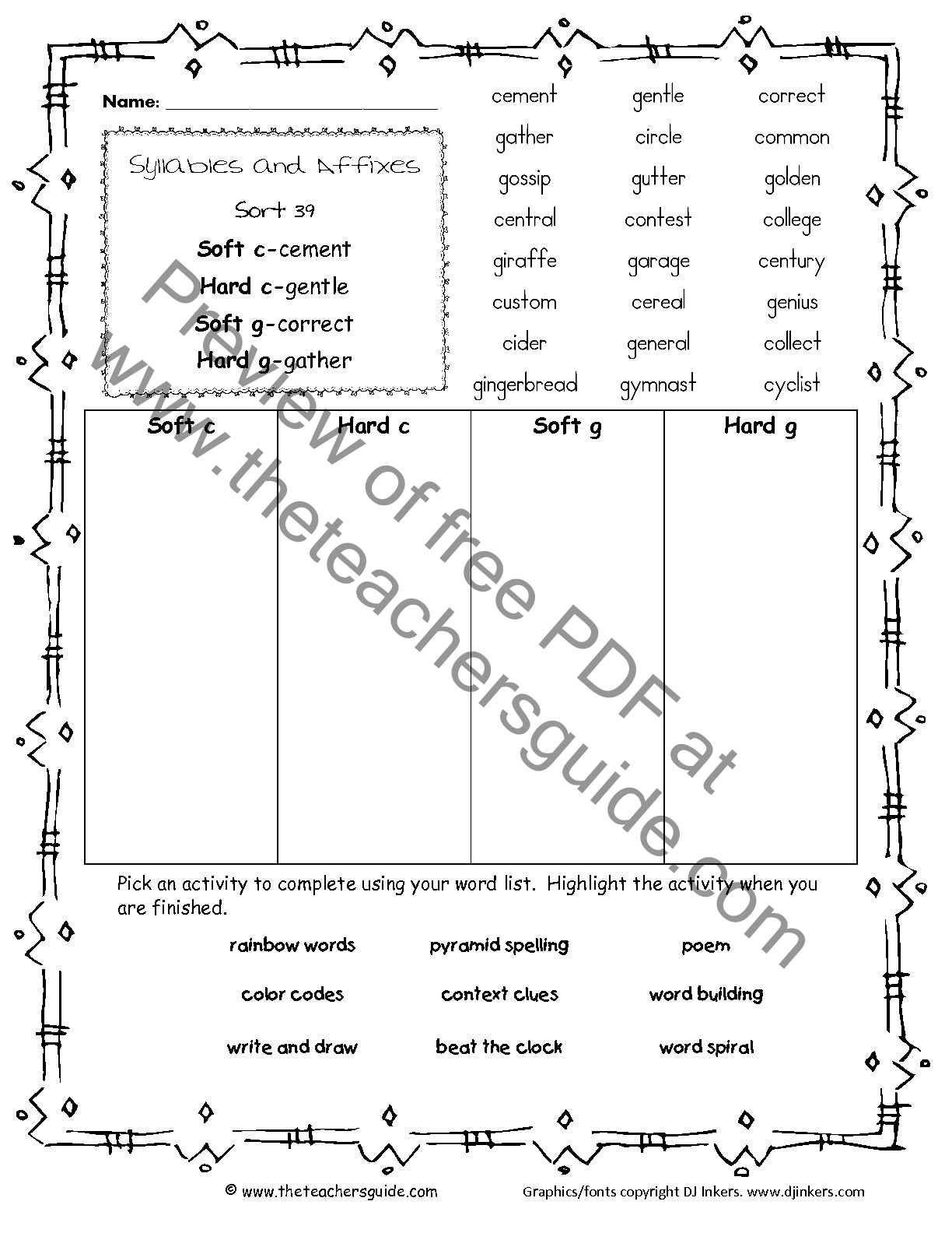 Index of /wordstheirway/syllablesandaffixes