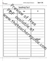 Words Their Way Within Words Pattern Sort 33